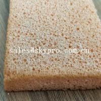 China Soft Flexible Close Surface Silicone Sponge Sheet , High Density Silicone Rubber Foam for sale