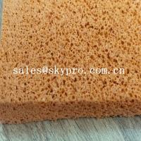 China Low hardness silicone foam sponge / open cell silicone rubber sponge foam for sale