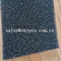 China Air filter sponge sheet black polyurethane 20ppi foam sheet reticulated polyurethane filter foam for sale