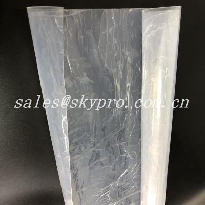 China Heat Resistant Transparent Silicone Rubber Sheet Roll 2mm 3mm Thin Thickness for sale