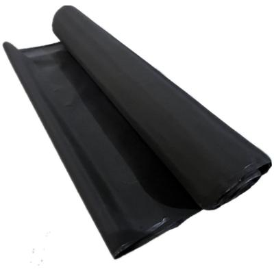 China Black Hypalon Coated Nylon Fabric 500D Matte CSM Hypalon Tarp For Backpack 1.0mm Thick for sale