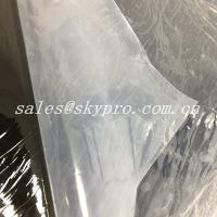 China Soft Transparent Clear Silicone Rubber Sheet Roll , FDA Die Cut Silicone Roll for sale