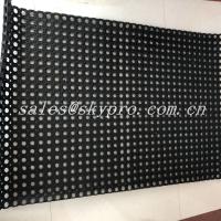 China Black Hole Type Hydrophobic Rubber Mats For Kitchen Workshop for sale