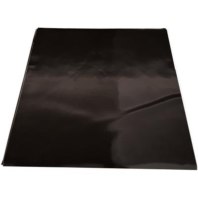 China Customized High Temperature Resistance 1MM Black Butyl Rubber Sheet for sale