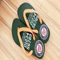 China Eco-Friendly EVA Flip Flops with Anti-Skidding 15mm Sole Thickness and Customizable Sizes for sale