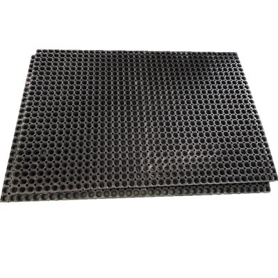 China Black Waterproof 8mm Thickness Rubber Mat Anti-Fatigue Floor Mat for Kitchen Garage Garden Industrial Use for sale