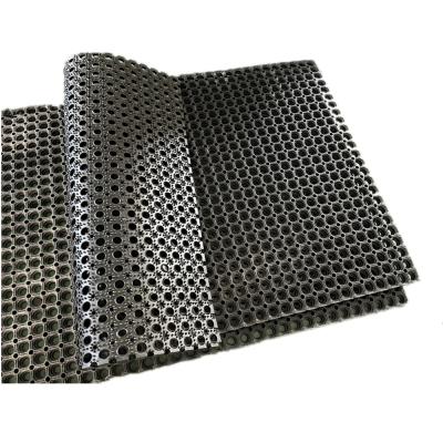 China Black Color Heavy Duty Rubber Safety Floor Mat with 1-50mm Thickness 90*150cm Size and 8mm Thickness for sale