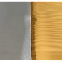 China Fine Ribbed Surface Anti Slip Natural Gum Rubber Sheet for Sole for sale