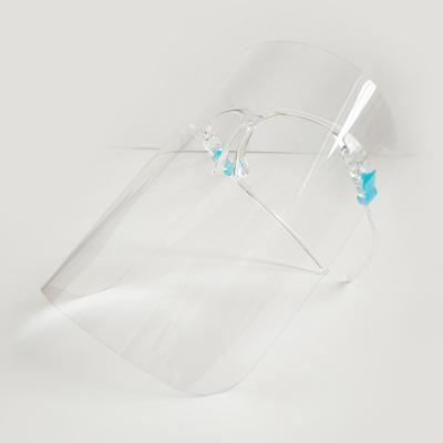 China High Rigidity Thickness 0.25mm Clear Face Shield for sale