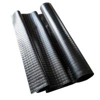 China 2.0kg/M2 SBR Coin Surface Round Stud Rubber Sheet Anti Slip for sale