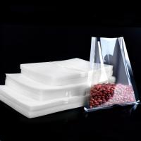 China Moisture Resistant Nylon Heat Seal Vacuum Bags PA/PE 3 Side Clear Custom Size for sale