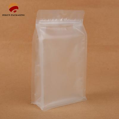 China Custom Flat Bottom Pouch Food Packaging Multiple Extrusion 30000pcs MOQ for sale