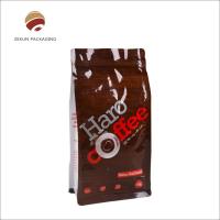 China Custom Coffee Bag Pouch Heat Seal Stand Up Resealable 250g 500g 1kg for sale