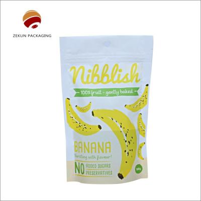 China Custom Printed Stand Up Zipper Pouch Food Packaging CMYK 10 Colors Moisture Proof for sale