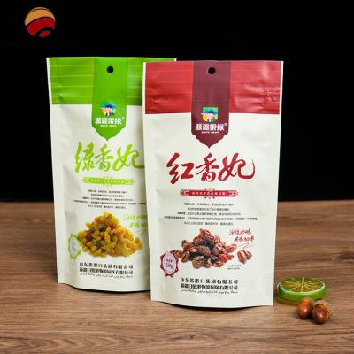 China Custom Moisture Proof Food Grade Stand Up Pouch with Heat Seal Handle 10 Colors for sale