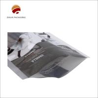 China Custom Printed Aluminum Foil Stand Up Pouches with Zipper Odor Proof 10 Colors for sale