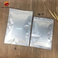 China Customization Zipper Standing Pouch Moisture Proof Three Side Seal Bags for sale