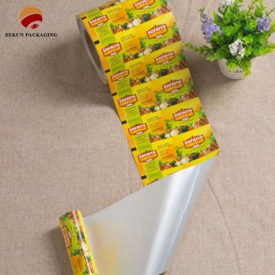 China Custom Printed Gravure Flexible Packaging Roll Film for Food Storage Moisture Proof 500g for sale
