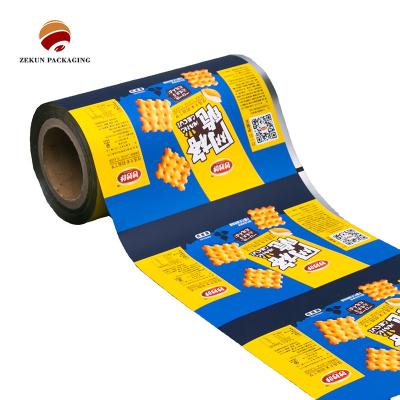China Custom Eco-Friendly Food Packaging Film Roll 500kg MOQ with High Barrier Protection for sale