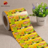 China Colorful Gravure Printed Flexible Packaging Rollstock Recyclable Freezer Friendly for sale