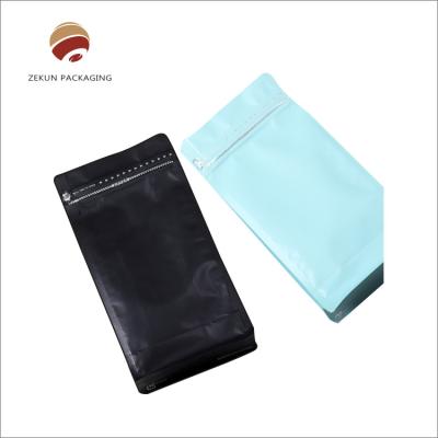 China Custom 5kg Coffee Bag with Valve Resealable Zipper Moisture Proof Gravure Printing for sale