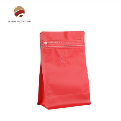 China Custom Stand Up Coffee Bag 200g to 5kg with Zipper Valve Aluminum Foil PET for sale