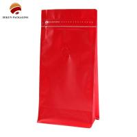 China Customizable 250g 500g Coffee Packaging Pouch with Valve and Zipper Moisture Proof for sale