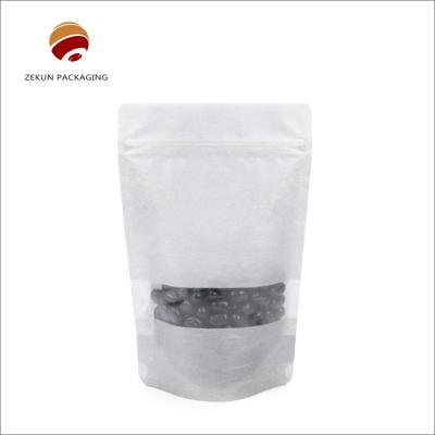 China Custom Printed Kraft Paper Bag 200g Capacity Gravure Printing Food Packaging Moisture Proof for sale