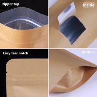 China Customizable Kraft Paper Bag Gravure Printed Matte or Shiny Finish 200g to 5kg for sale