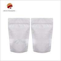 China Custom Kraft Paper Zip Lock Bag Gravure Printing 500g 1kg Moisture Proof Food Packaging for sale