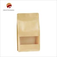 China Gravure Printed Stand Up Kraft Paper Packaging Bag for sale