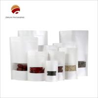 China Moisture Proof Kraft Paper Bag with Window 200g to 5kg Custom Size for sale