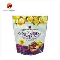 China Customized Gravure Printing Color Packaging Bags  Zipper Top for sale