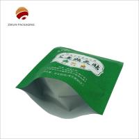 China Custom Printed Plastic Packaging With Zipper Top And Moisture Resistance for sale