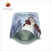 China Custom Printed Plastic Food Pouches with Zipper Top Moisture Proof 10 Colors for sale