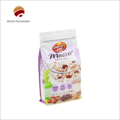 China Moisture Resistant Flexible Pouch Packaging Customized Design PET/AL/PE Zipper Bag for sale