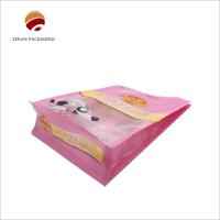 China Custom Flat Bottom Bags with Zipper Slider Spout Valve for Food Packaging Moisture Proof for sale