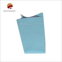 China Custom Printed Matte Flat Bottom Food Bags with Zipper Spout Valve 30k MOQ for sale