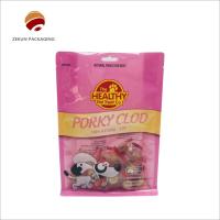 China Stand Up Pouch Flat Bottom Bag with Clear or Customized Colors and Sample for sale