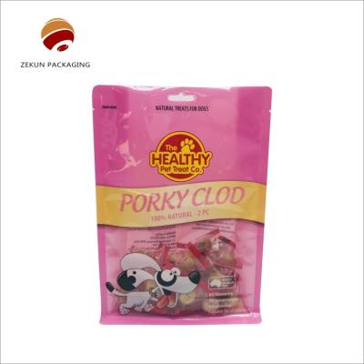 China Stand Up Pouch Flat Bottom Bag with Clear or Customized Colors and Sample for sale