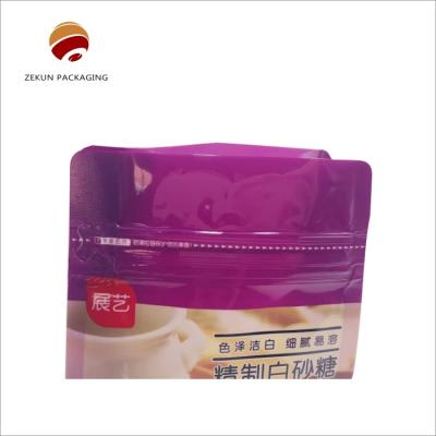 China Personalized Flat Bottom Bag with Custom Logo and Colorful Design for sale