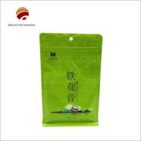 China Custom Foil Laminated Side Gusset Tea Packaging Bag with Zipper Top 30g to 5kg for sale