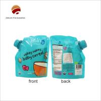 China Custom Eco Friendly Stand Up Spout Pouch 10 Colors CMYK Logo Reusable for sale