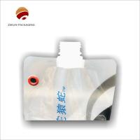 China Customized Multi Color Vertical Laminated Pouch Spout With Stand Up Zip Lock for sale