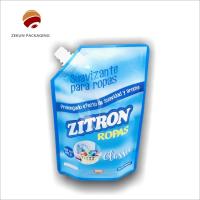 China Custom Logo Liquid Spout Pouch Bag Up to 10 Color Printing PET/OPP/PVC/AL for sale