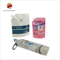 China Customized Logo Spout Packaging Pouch Eco Friendly For Disinfectant Alcohol for sale