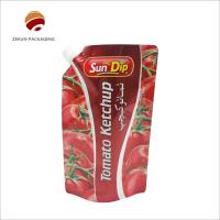 China Logo Customization Liquid Spout Pouch With CMYK Color Reusable for sale