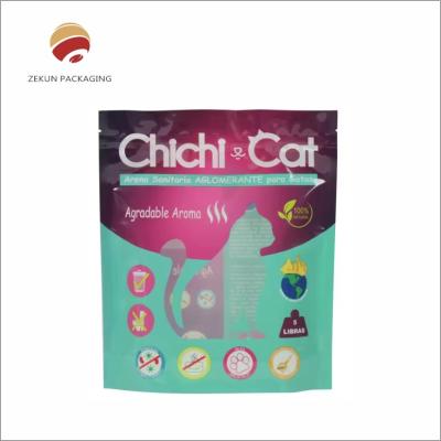 China Custom Printed Moisture Resistant Pet Food Pouch PET/AL/PE Up to 10 Colors for sale
