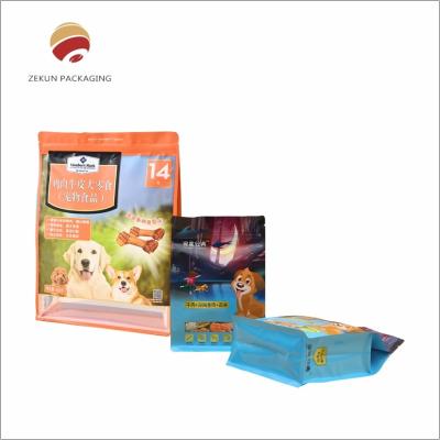 China Customizable Aluminum Foil Dog Food Pouch 4 Side Seal Heat Sealable Bag 30k pcs MOQ for sale