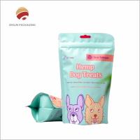 China Eco Friendly Pet Food Flat Bottom Pouch Bags with Zipper 30,000pcs MOQ for sale